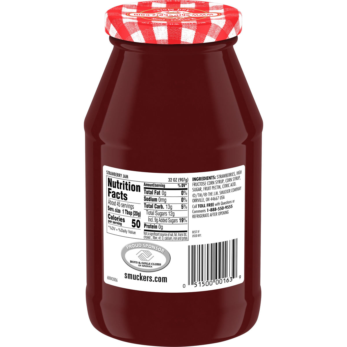 Smucker's Strawberry Jam, 32 oz · The J.M. Smucker Co. Shop